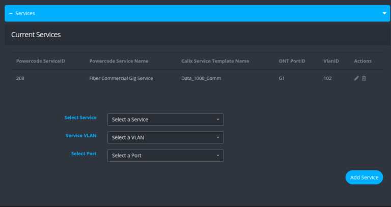 Calix SMx Setup Guide – Powercode Knowledgebase